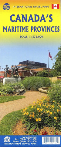Canada's Maritime Provinces ITM Travel Map 3e | Maps & More