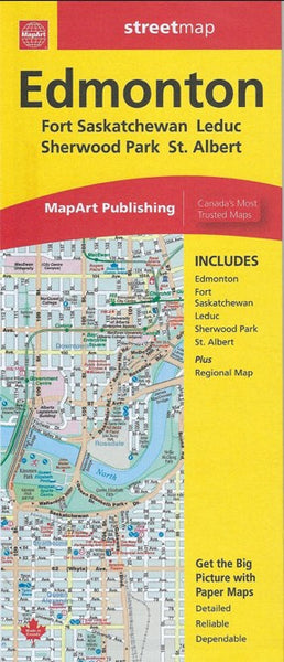 Edmonton MapArt Map | Maps & More