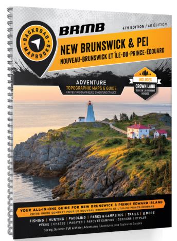 New Brunswick & PEI Backroad Mapbook 4e | Maps & More