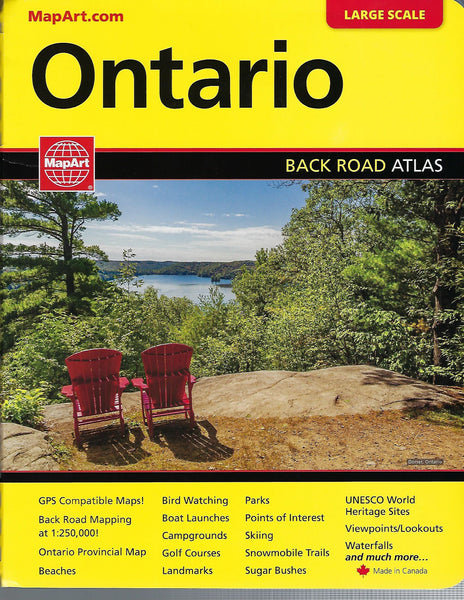 Ontario MapArt Road Atlas | Maps & More
